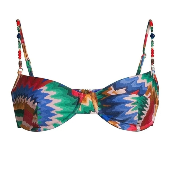 FARM Rio | Swim | Farm Rio Chevron Toucans Bikini Top | Poshmark